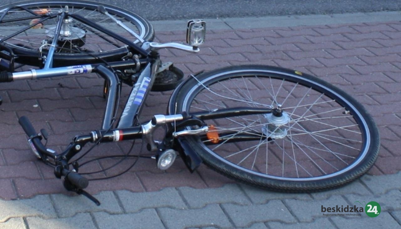 Kolejny wypadek rowerzysty. Z urazem głowy do szpitala - Beskidzka24.pl ...